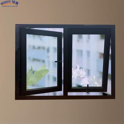 China Custom Colors Aluminium Casement en Awning Windows met dubbel gehard glas Te koop