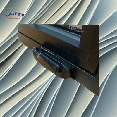 China Moderne thermische doorbraak aluminium ruit met gespleten strook dubbel gehard glas Te koop