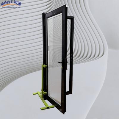 Cina Dimensioni personalizzate Aluminio Porta di ingresso frontale Francese Casement per vetro interno casa in vendita