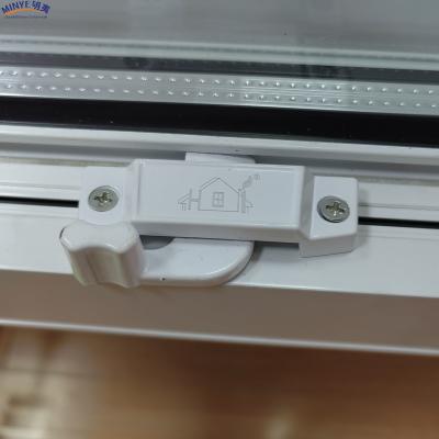 Cina Finestra a doppio profilo di vetro temperato in alluminio a doppio appeso per isolamento da vento e calore in vendita
