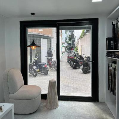 Cina Porta stacker impermeabile per la casa design patio isolamento termico insonorizzante risparmio energetico in vendita