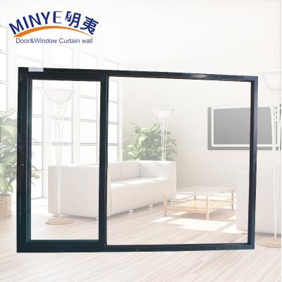China Aluminum Sliding Door Customized Color Double Tempered Glass and Excellent Insulation for sale