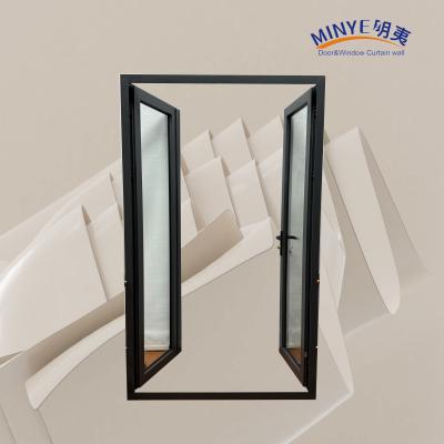 China Gepersonaliseerde Kleur Aluminium legering Casement deur Sterk windweerstand en warmte-isolatie Te koop