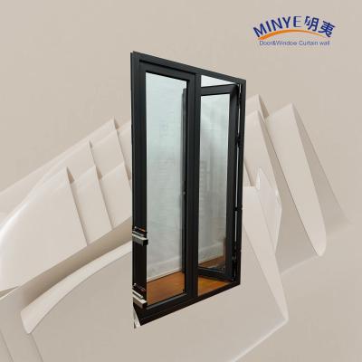 China Gepersonaliseerde Kleur Aluminium legering Casement deur Sterk windweerstand en warmte-isolatie Te koop