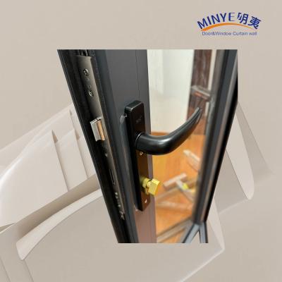 China Gepersonaliseerde Kleur Aluminium legering Casement deur Sterk windweerstand en warmte-isolatie Te koop