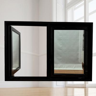 China Glasvezel vouwgevel slaapkamer Grafiek voor winddicht Modern American Casement Window Te koop
