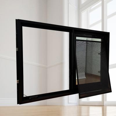 China Glasvezel vouwgevel slaapkamer Grafiek voor winddicht Modern American Casement Window Te koop