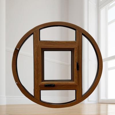 China Round Frame Aluminum Casement Window with Soundproofing and EPDM Rubber Sealing Strip for sale