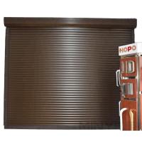 China Windproof Function VERTICAL Opening Pattern Aluminum Alloy Warehouse Door for Storage for sale
