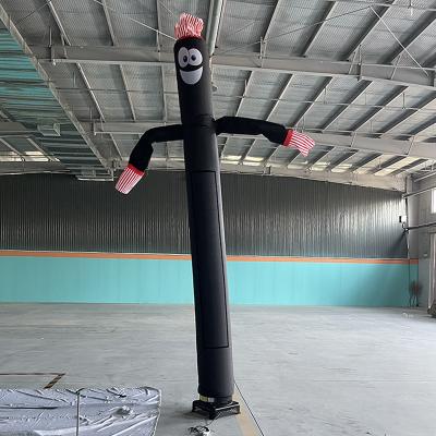 Cina 3 m Cudtomized Logo pubblicità ballerino gonfiabile a una gamba ballerino aereo con motore in vendita
