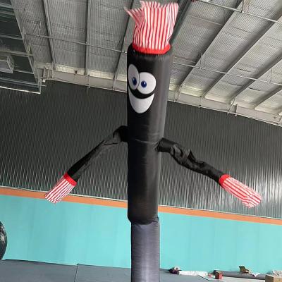 Cina 3 m Cudtomized Logo pubblicità ballerino gonfiabile a una gamba ballerino aereo con motore in vendita