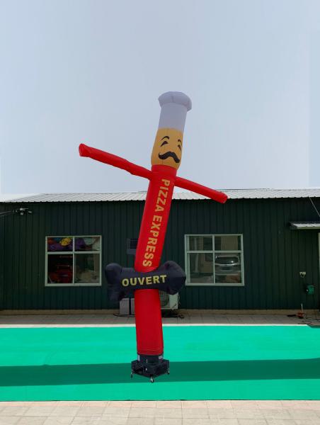 Quality Size 5m Custom Inflatable Tube Man With Blower For Promotion for sale