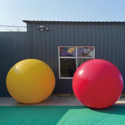 Cina Grandi sfere illuminate sfere gonfiabili luce LED globo di elio per la parata pubblicitaria in vendita