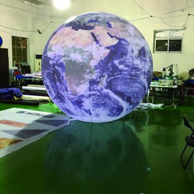 Cina PVC gonfiabile Venere pianeta appeso gonfiabile otto pianeti illuminato sistema solare palloncino per la decorazione in vendita