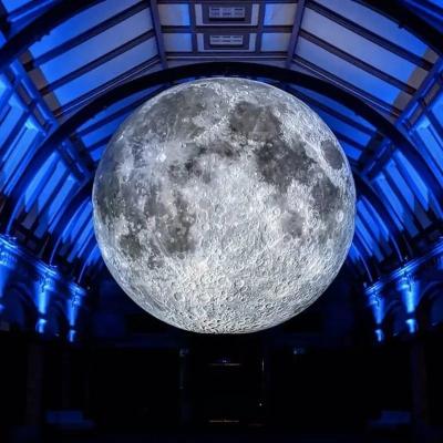 Cina Decorazione Usato Gigante Pubblicità Modello Luna gonfiabile Con Luce Led Grande Palloncino Luna gonfiabile in vendita