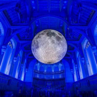 Cina Decorazione Usato Gigante Pubblicità Modello Luna gonfiabile Con Luce Led Grande Palloncino Luna gonfiabile in vendita