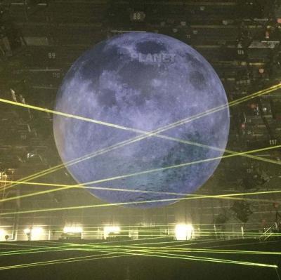 Cina Prezzo di fabbrica Decorazione pubblicità gigante modello di luna gonfiabile grande pallone lunare gonfiabile con luce a led in vendita