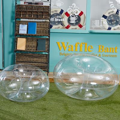 Cina 0.2 mm di materiale PVC divano a palloncino trasparente 1m per bambini giocare sull'erba o sedersi in vendita