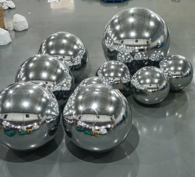 中国 大きな輝くカメレオンボール ミラーバルーン 銀色PVC充気式クリスマスボール 祭りの飾り付け 販売のため