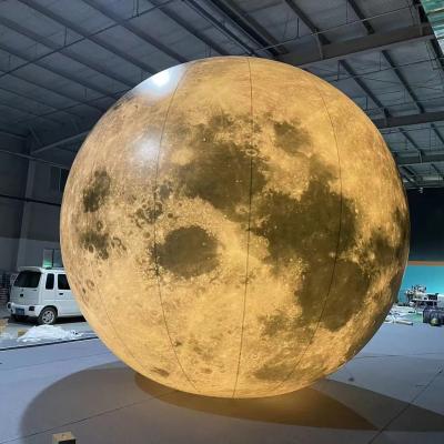 中国 人気 飾り付け 広告 膨張型 月 大きい LED 膨張型 吊り木 惑星 販売のため