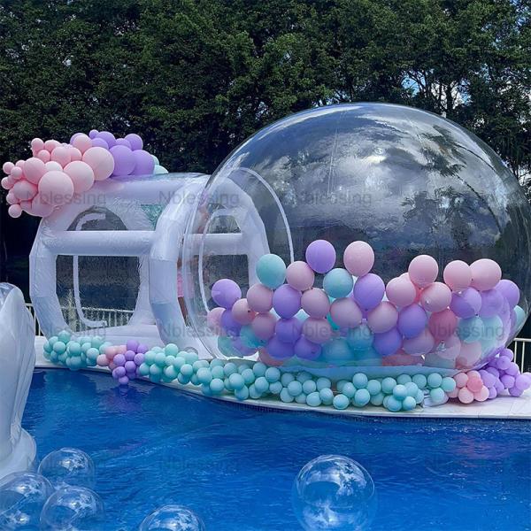Quality Fun House Clear Inflatable Crystal Igloo Dome Bubble Tent Transparent Kids for sale