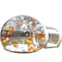 Quality Fun House Clear Inflatable Crystal Igloo Dome Bubble Tent Transparent Kids Inflatable Bubble Balloons House for Party for sale