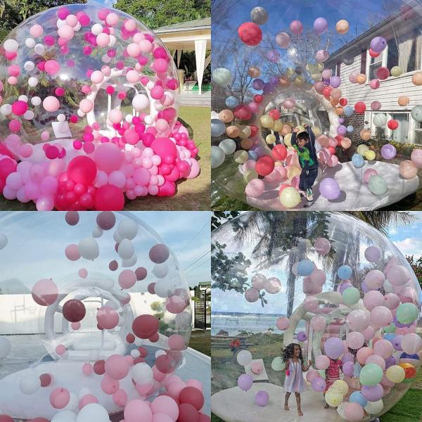 Quality Fun House Clear Inflatable Crystal Igloo Dome Bubble Tent Transparent Kids for sale