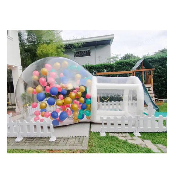 Quality Fun House Clear Inflatable Crystal Igloo Dome Bubble Tent Transparent Kids for sale