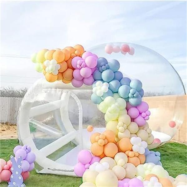 Quality Fun House Clear Inflatable Crystal Igloo Dome Bubble Tent Transparent Kids for sale