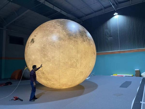 Quality Inflatable Moon Balloon with Led Light Giant Advertising Decoration Inflatable for sale