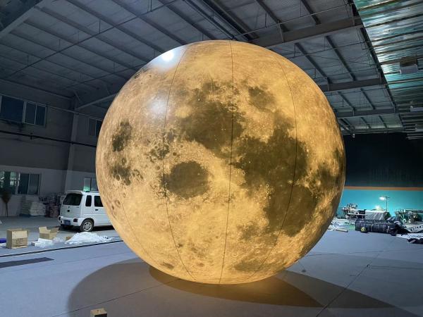 Quality Large Inflatable Moon Balloon For Decoration balloon inflator machine air pump for sale