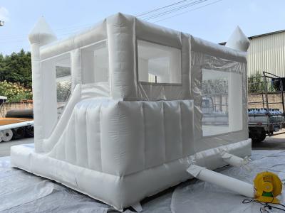 中国 跳び屋 跳びコンボ 結婚式 飾り ポーナー ホワイト 膨らませられるスライド 跳び城 販売のため