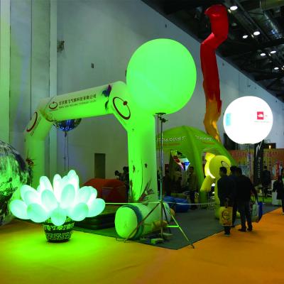 中国 充電可能な月充電可能な装飾品 充電可能な風船 LED照明の内部 パーティー用風船 コンサート装飾品 販売のため