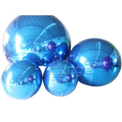 China Party opblaasbare reclameballonnen Ronde opblaasbare spiegelballon Zilver Te koop