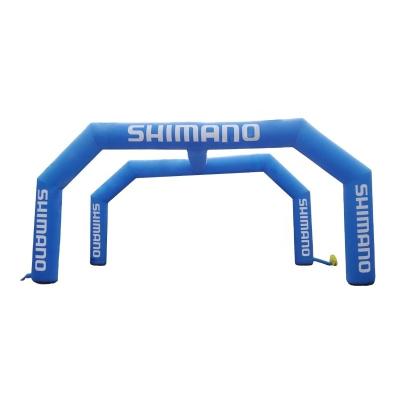 Cina Promozione Stampa UV Logo stampato Oxford Custom Arco gonfiabile gigante Archi gonfiabili con luce a LED in vendita