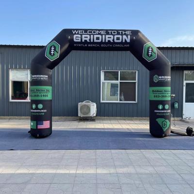 Cina arco gonfiabile per ingresso esterno per l'evento pubblicitario con led in vendita