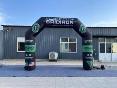 Cina arco gonfiabile per ingresso esterno per l'evento pubblicitario con led in vendita