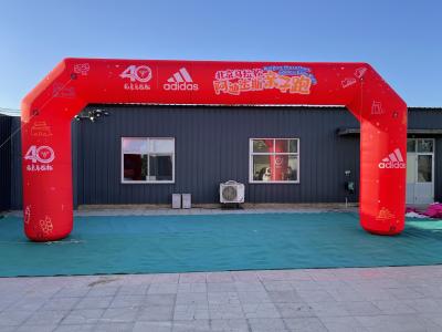 Cina arco gonfiabile per ingresso esterno per l'evento pubblicitario con led in vendita