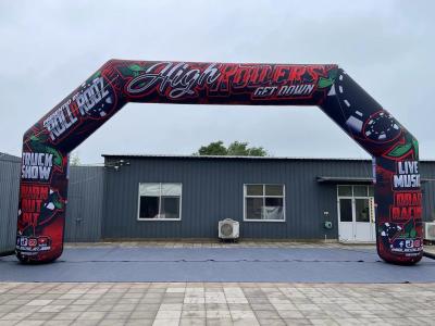 Cina arco gonfiabile per ingresso esterno per l'evento pubblicitario con led in vendita