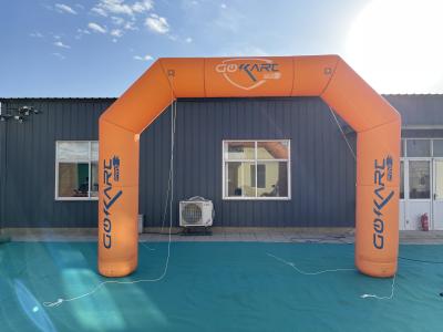 Cina Porta Corsa Display Sport Arco d'aria Riciclare Custom Logo Arch stampato Per Eventi Pubblicità promozionale gonfiabile in vendita