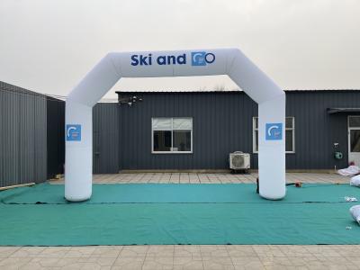 Cina Porta Corsa Display Sport Arco d'aria Riciclare Custom Logo Arch stampato Per Eventi Pubblicità promozionale gonfiabile in vendita