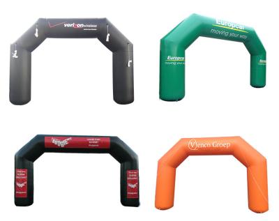 Cina Stampa digitale completa personalizzata 8X4M arco gonfiabile per eventi sportivi inizio o fine linea arco gonfiabile in vendita