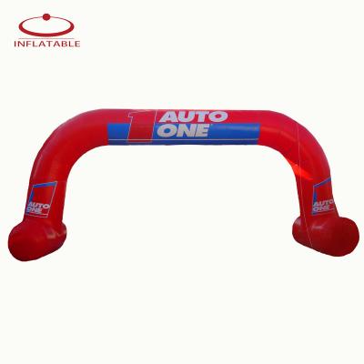 Cina logo a colori stampa digitale arco gonfiabile/gate archway per eventi sportivi in esecuzione di partenza linea finita arco gonfiabile gara in vendita
