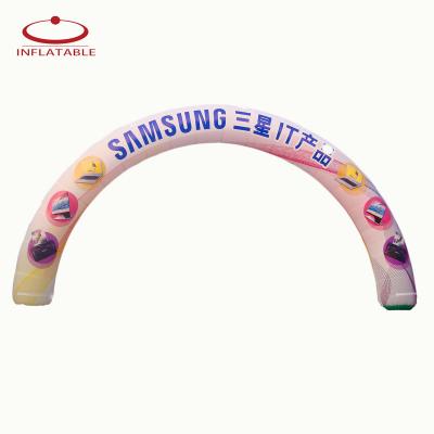 Cina logo a colori stampa digitale arco gonfiabile/gate archway per eventi sportivi in esecuzione di partenza linea finita arco gonfiabile gara in vendita