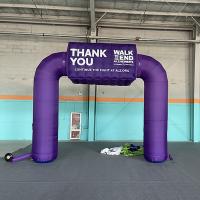 China CE approved blower customize logo size inflatable square finish line arch for sale