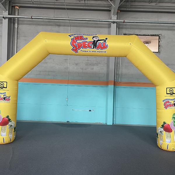 Quality 2023 hot selling customize logo hot selling 5m factory wholesale  christmas arch inflatable for sale