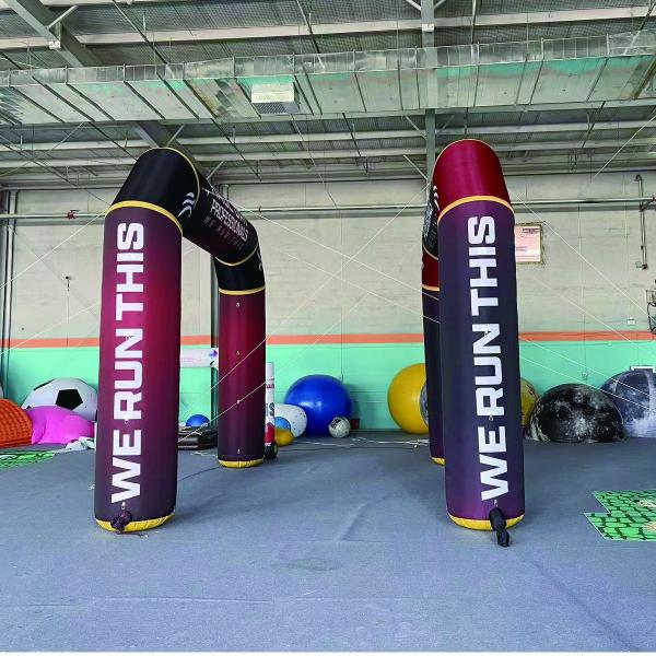 Quality customize logo hot selling factory wholesale start line finish line inflatable for sale