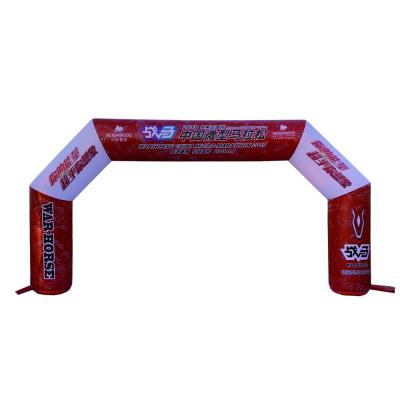 Cina Logo personalizzato taglia impermeabile inizio benvenuto fine cancello gonfiabile arch fogging in vendita