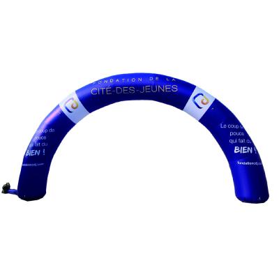 Cina Logo personalizzato taglia impermeabile inizio benvenuto fine cancello gonfiabile arch fogging in vendita