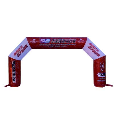 Cina Logo personalizzato taglia impermeabile inizio benvenuto fine cancello gonfiabile arch fogging in vendita